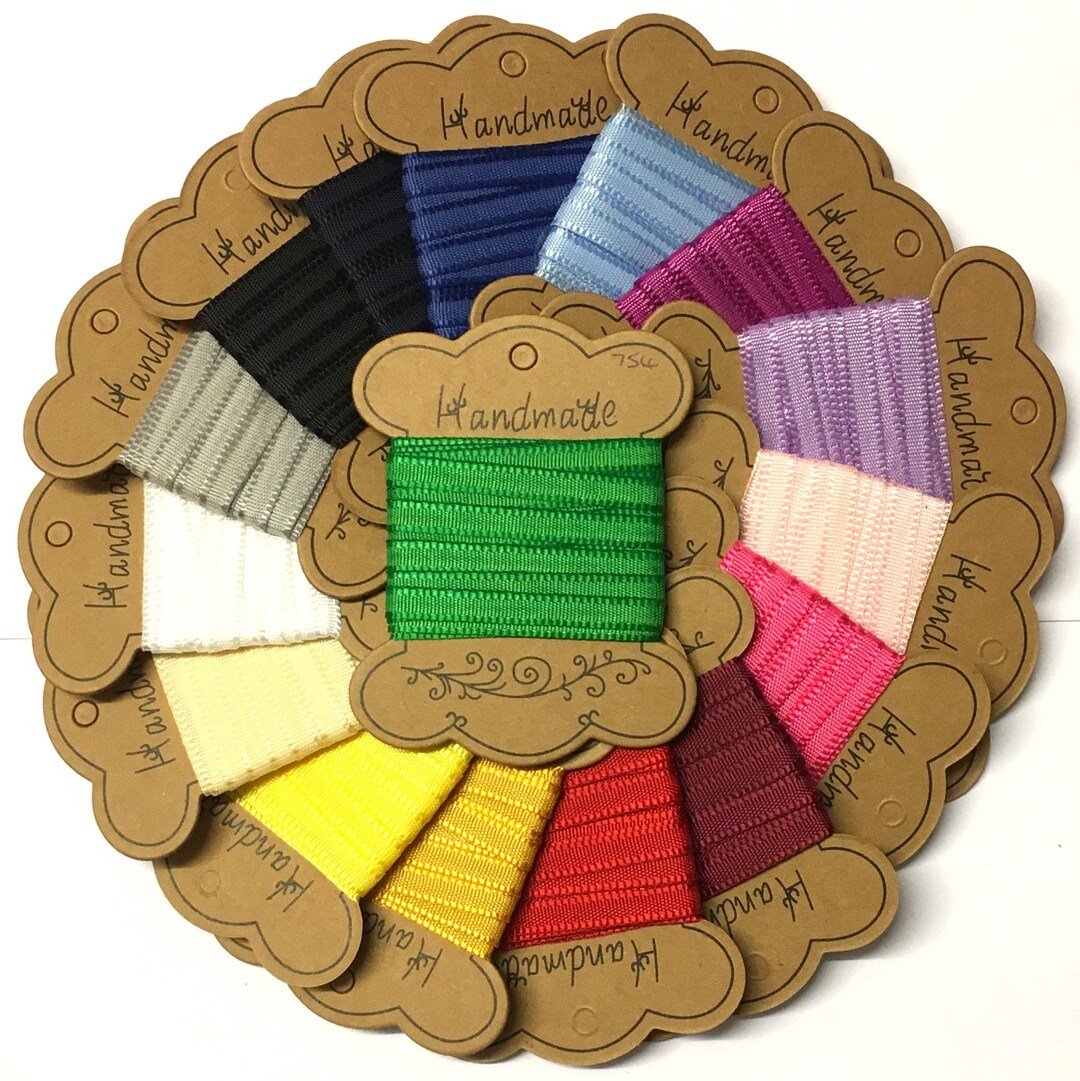 6mm Fine Woven Ribbon: Soft Craft Ribbon, Sewing & Costume Design (5M ...