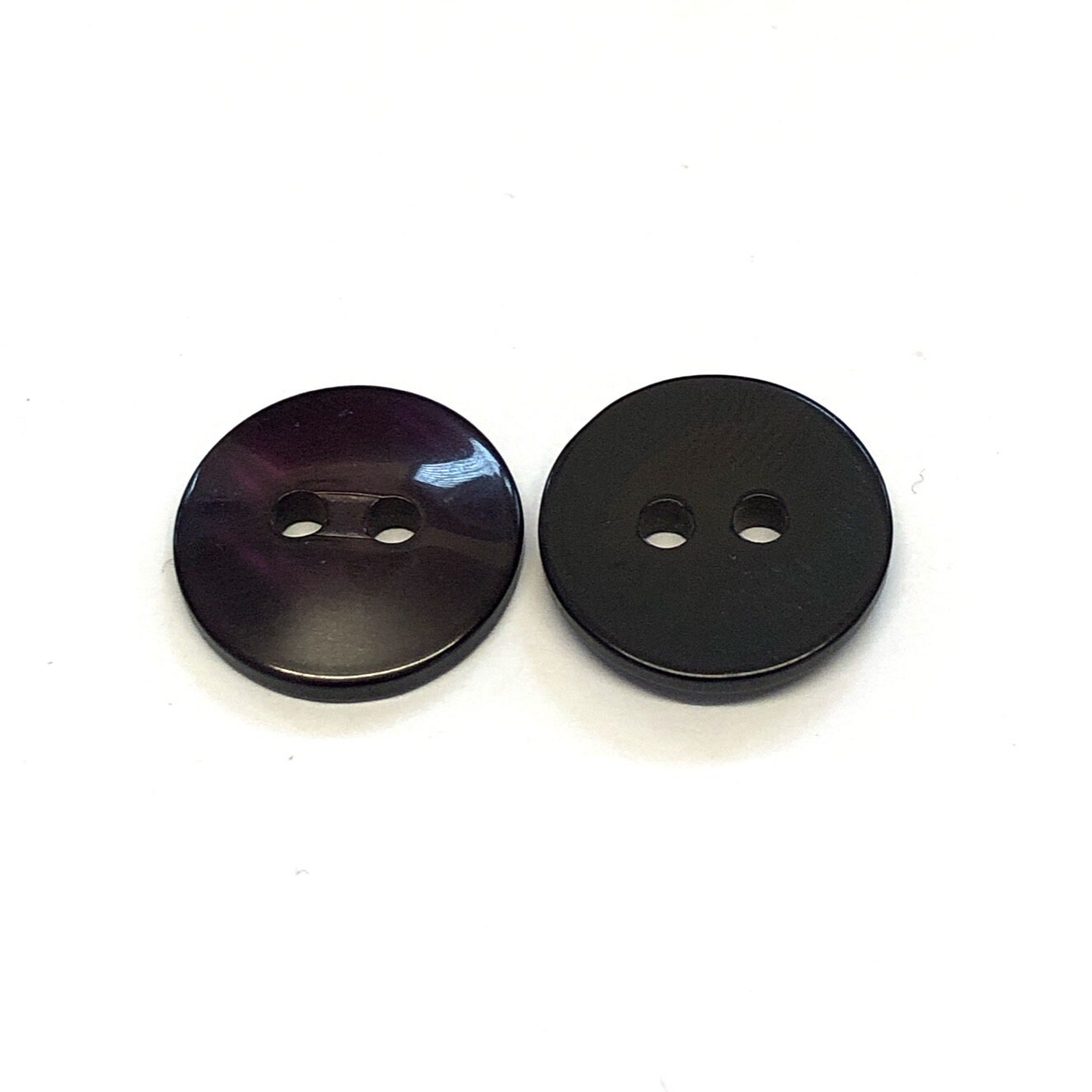 10 Dark Purple Opalescent Effect Variegated Buttons Purple | Etsy