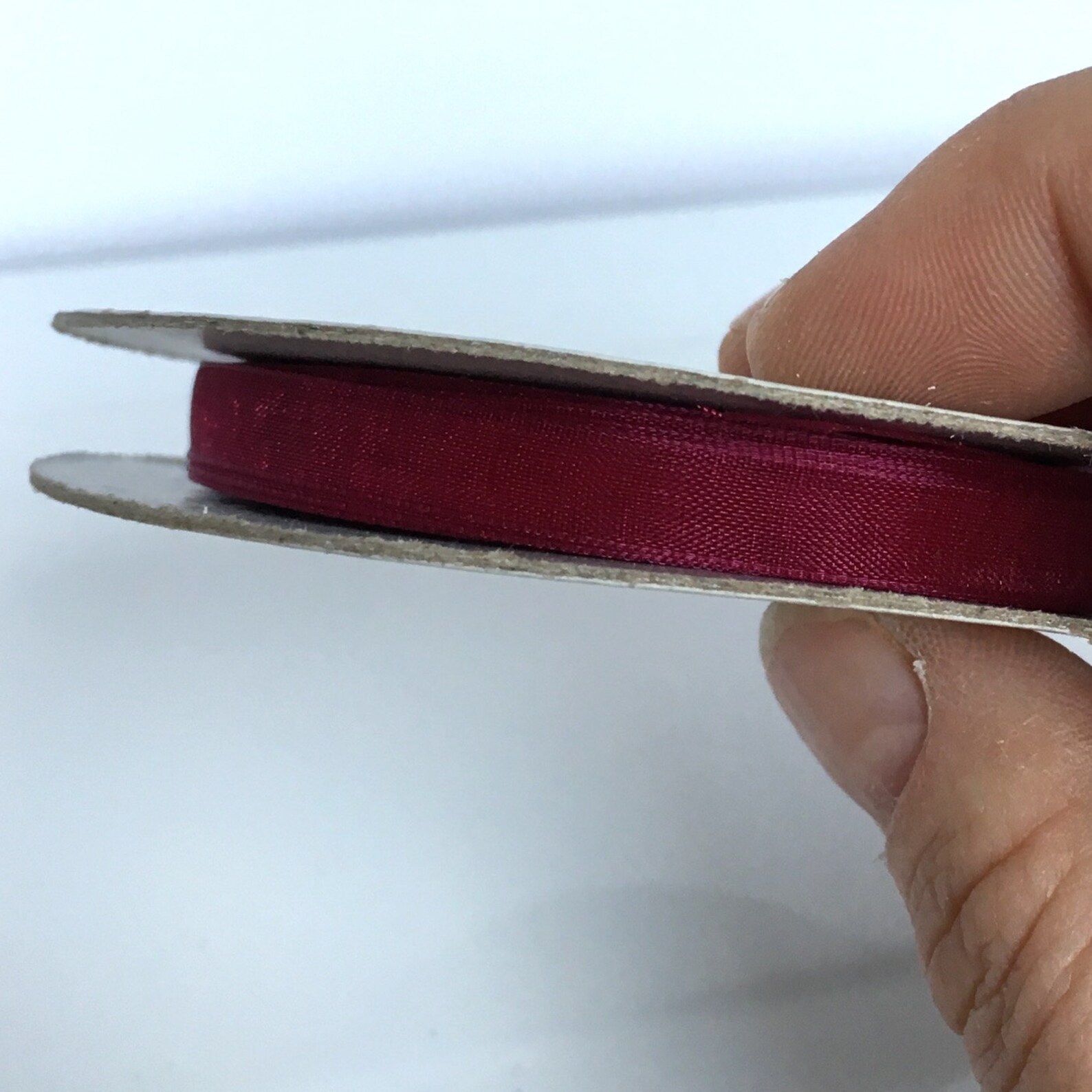 5M plum organza ribbon burgundy ribbon plum ribbon 7mm | Etsy