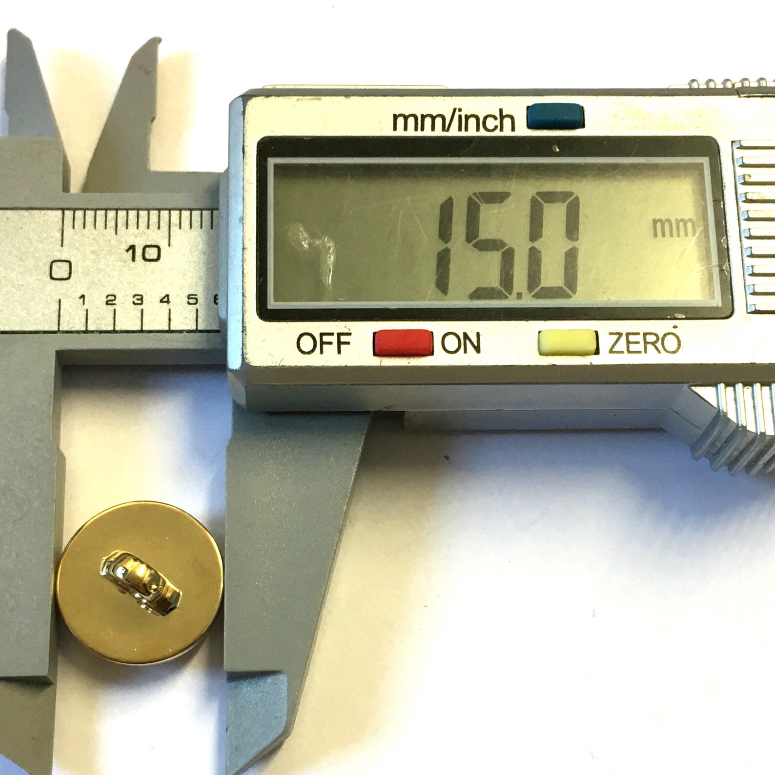 10 X Shiny Gold Metallic Buttons Gold Plastic Buttons - Etsy