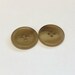 10, Light Brown Variegated Buttons, Aran Knit Buttons, Variegated ...