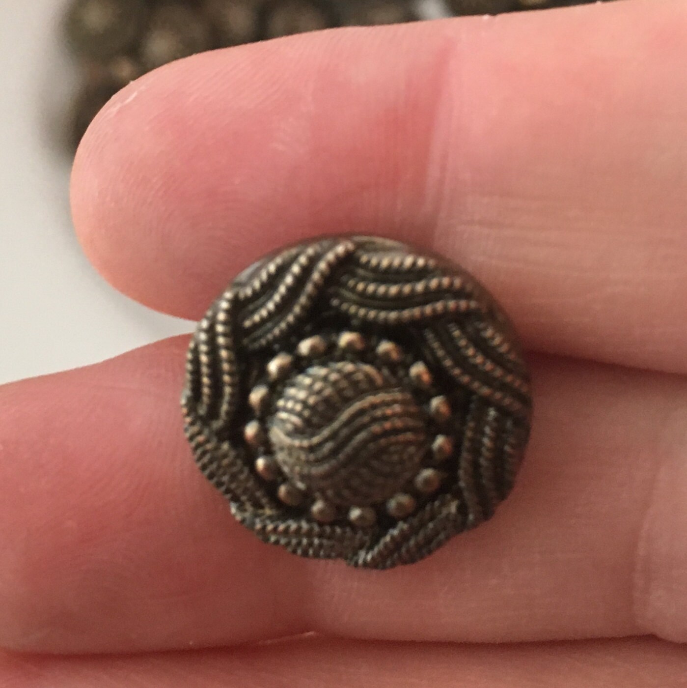 10 bronze buttons decorative buttons plastic buttons 18mm | Etsy