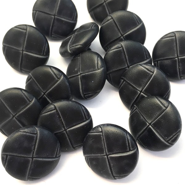 Faux Leather Buttons - Etsy