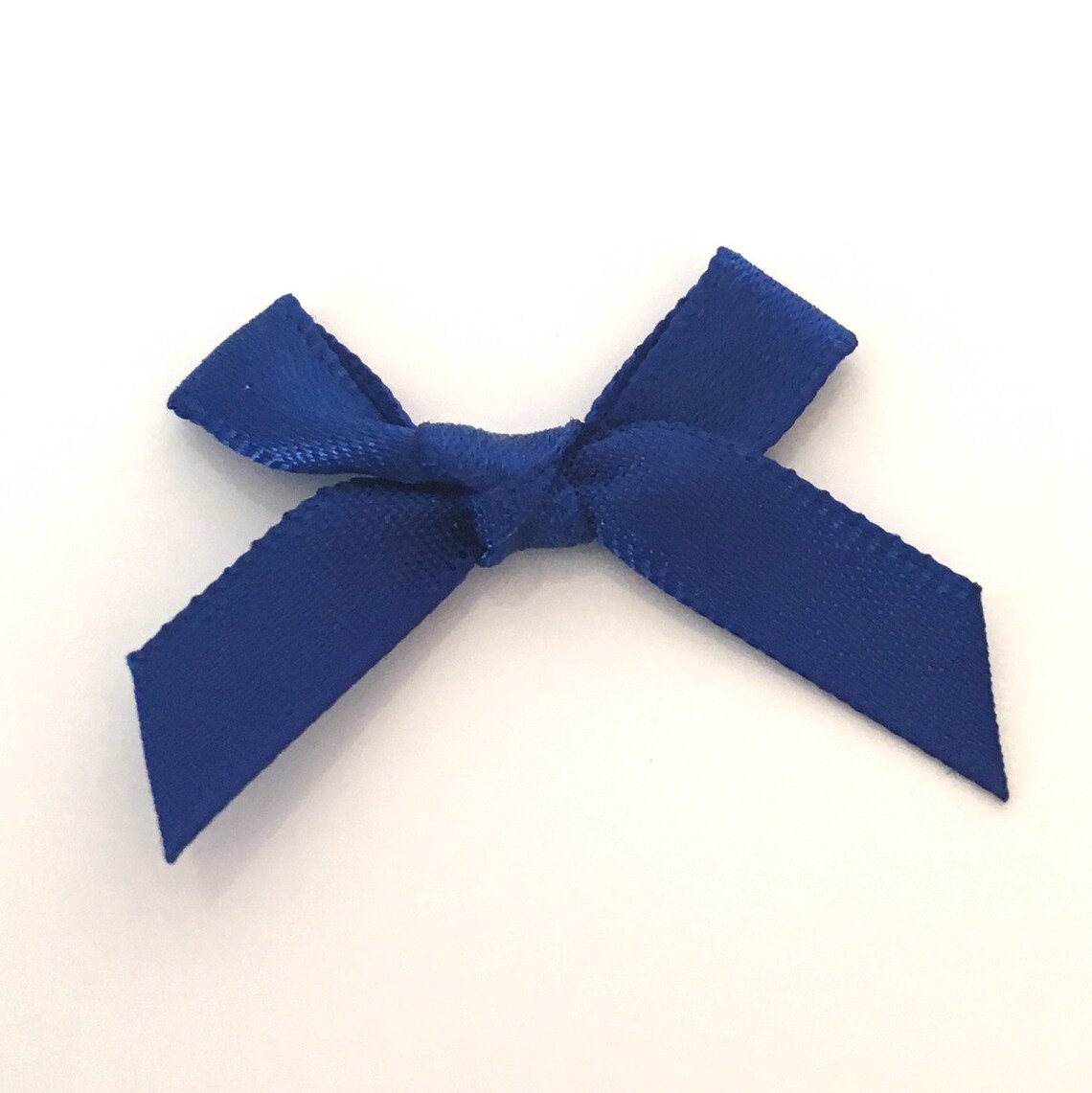 20 Satin Ribbon Bows Royal Blue Ribbon Bows Royal Blue | Etsy