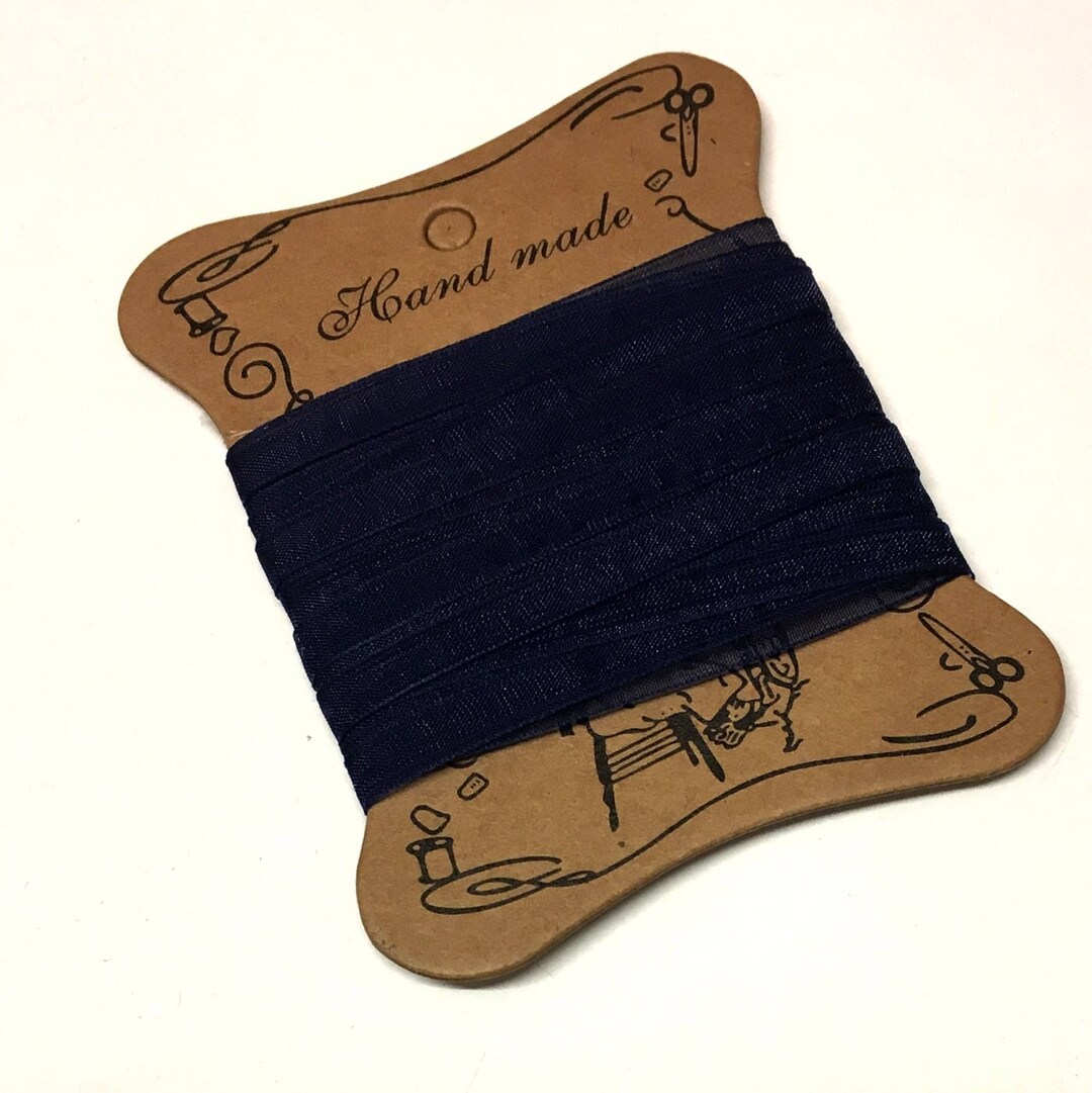 Navy Organza Ribbon: 7mm Sheer Craft Ribbon, 5M - Etsy