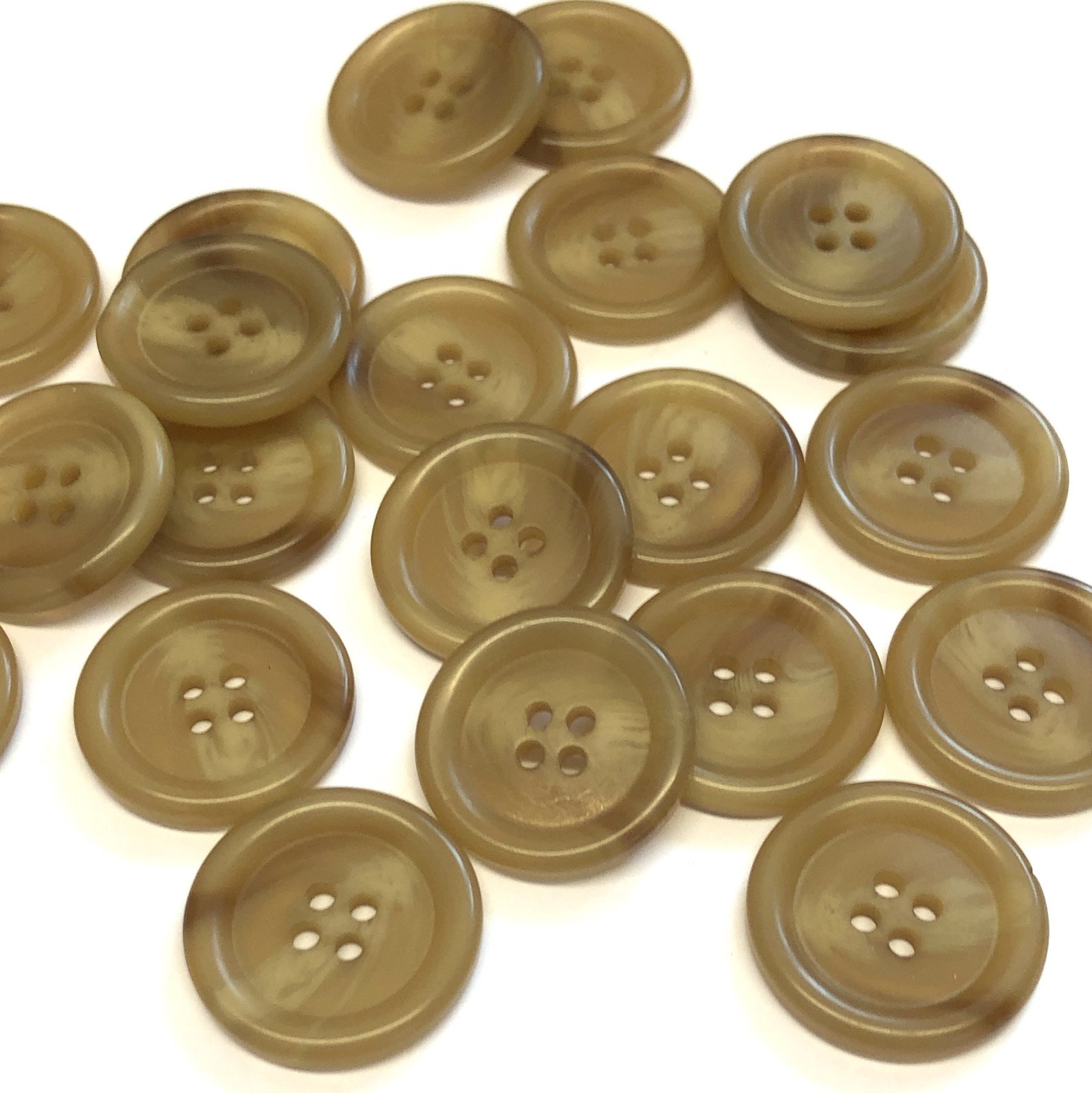 10 Light Brown Variegated Buttons Aran Knit Buttons - Etsy