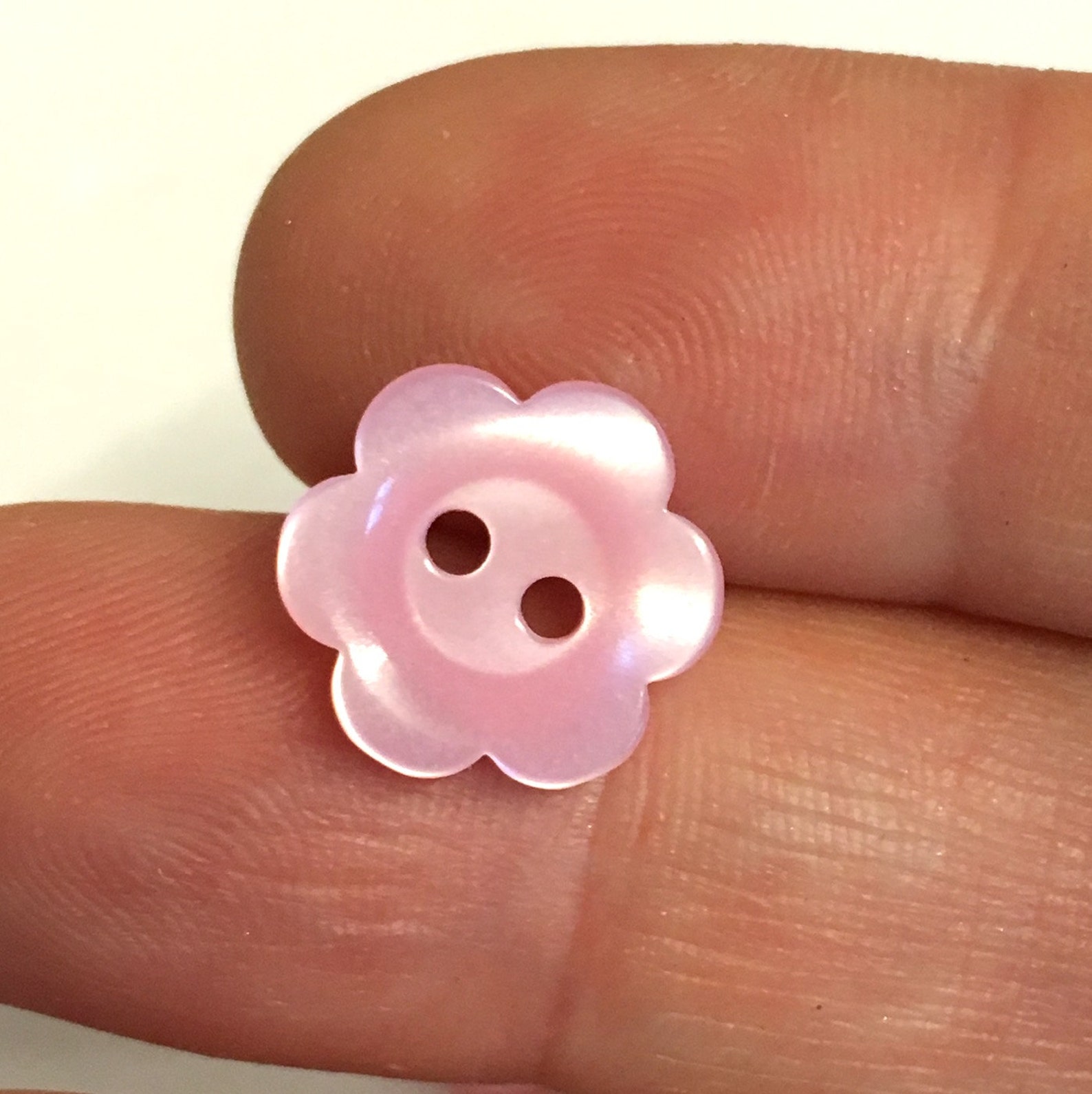 10 Pink Flower Buttons Flower Shaped Buttons 12mm Buttons - Etsy