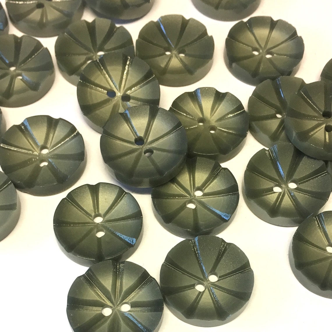 10 19mm Grey Marbled Resin Buttons Dipped Centre Buttons - Etsy