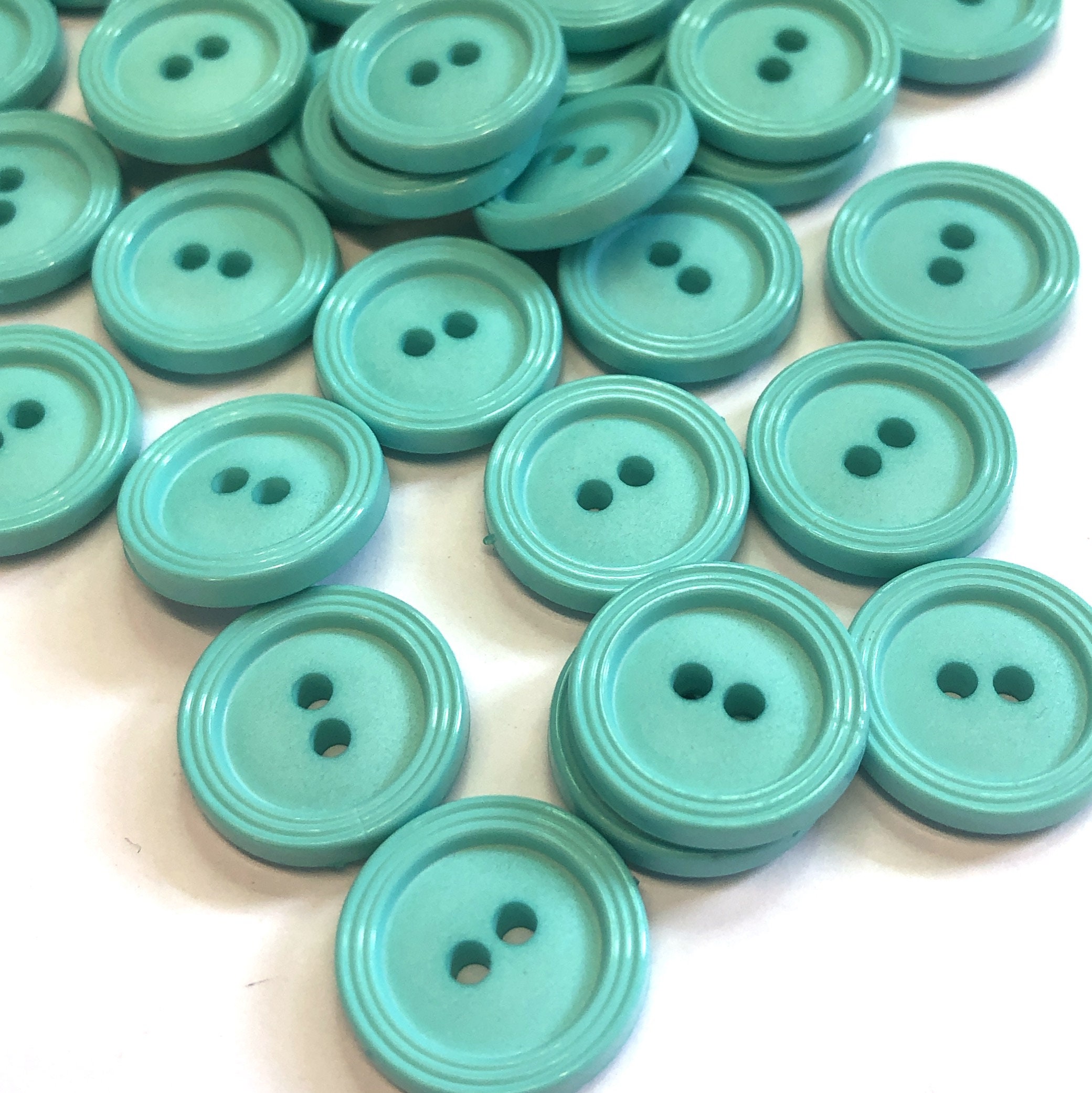 10 x 17mm Green buttons light green buttons round green | Etsy