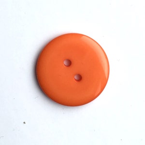 10, Orange Buttons, Orange Resin Buttons, 23mm Orange Buttons, Coat ...