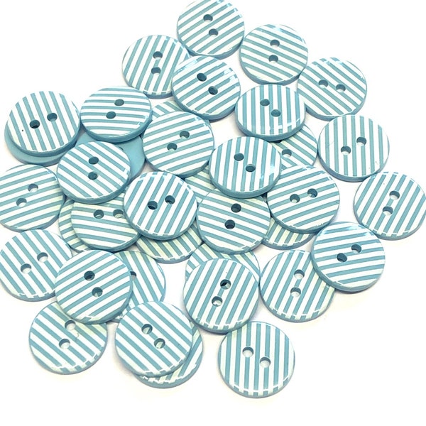Striped Buttons - Etsy