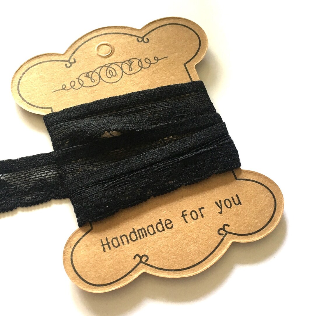 5M, Black Knicker Elastic, Wide Black Elastic, 18mm Elastic, Black ...