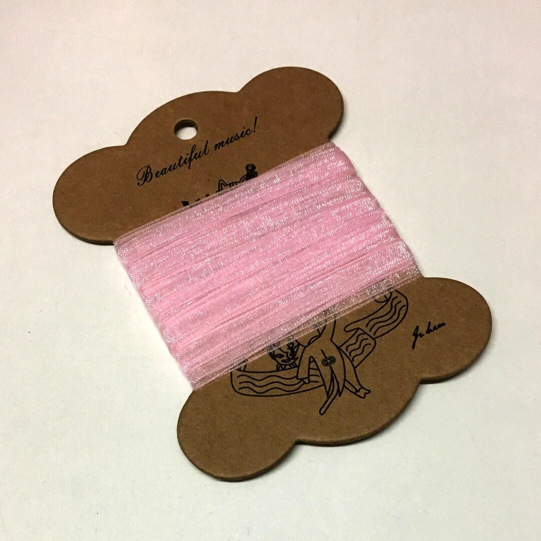 Baby Pink Organza Ribbon: 10mm Sheer Craft Ribbon, 5M - Etsy