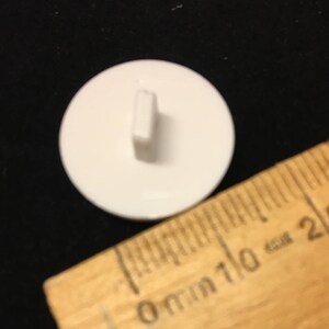 10 White Resin Buttons White Buttons 19mm Buttons Craft - Etsy