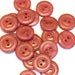 10 X 16mm Candy Pink Buttons, Variegated Pink Buttons, Dark Pink ...