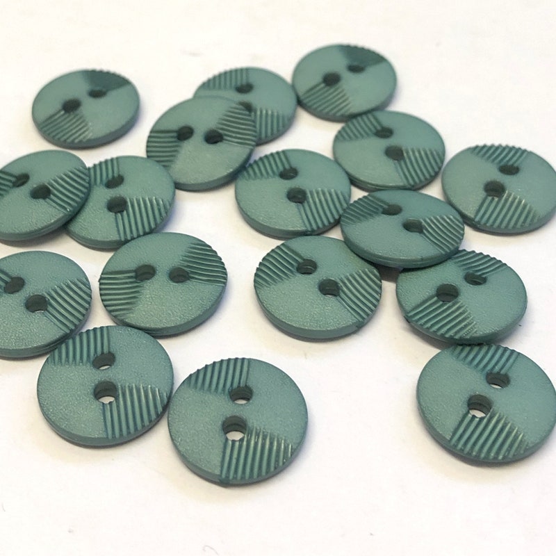 Teal Buttons - Etsy