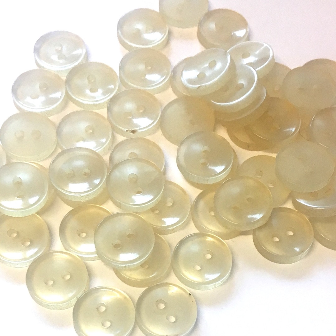 Lemon Resin Buttons: 11mm Dipped Surface, 20pc Craft Supplies - Etsy