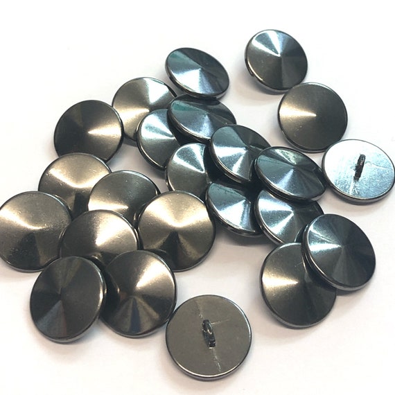 Pewter Buttons Scrollwork Metal Buttons 18mm | KnitPicks Craft