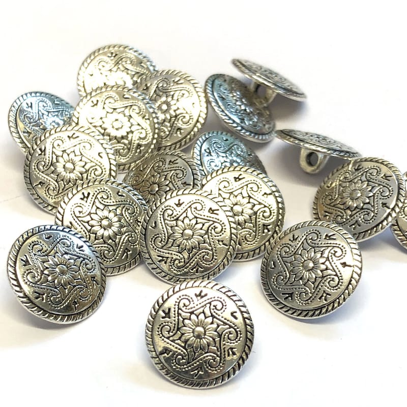 Metal Buttons - Etsy