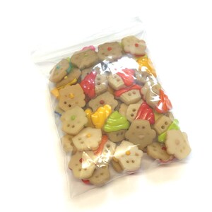 50 PACK, Mixed Colour Cupcake Buttons, Bun Design Buttons, Bulk Buttons ...