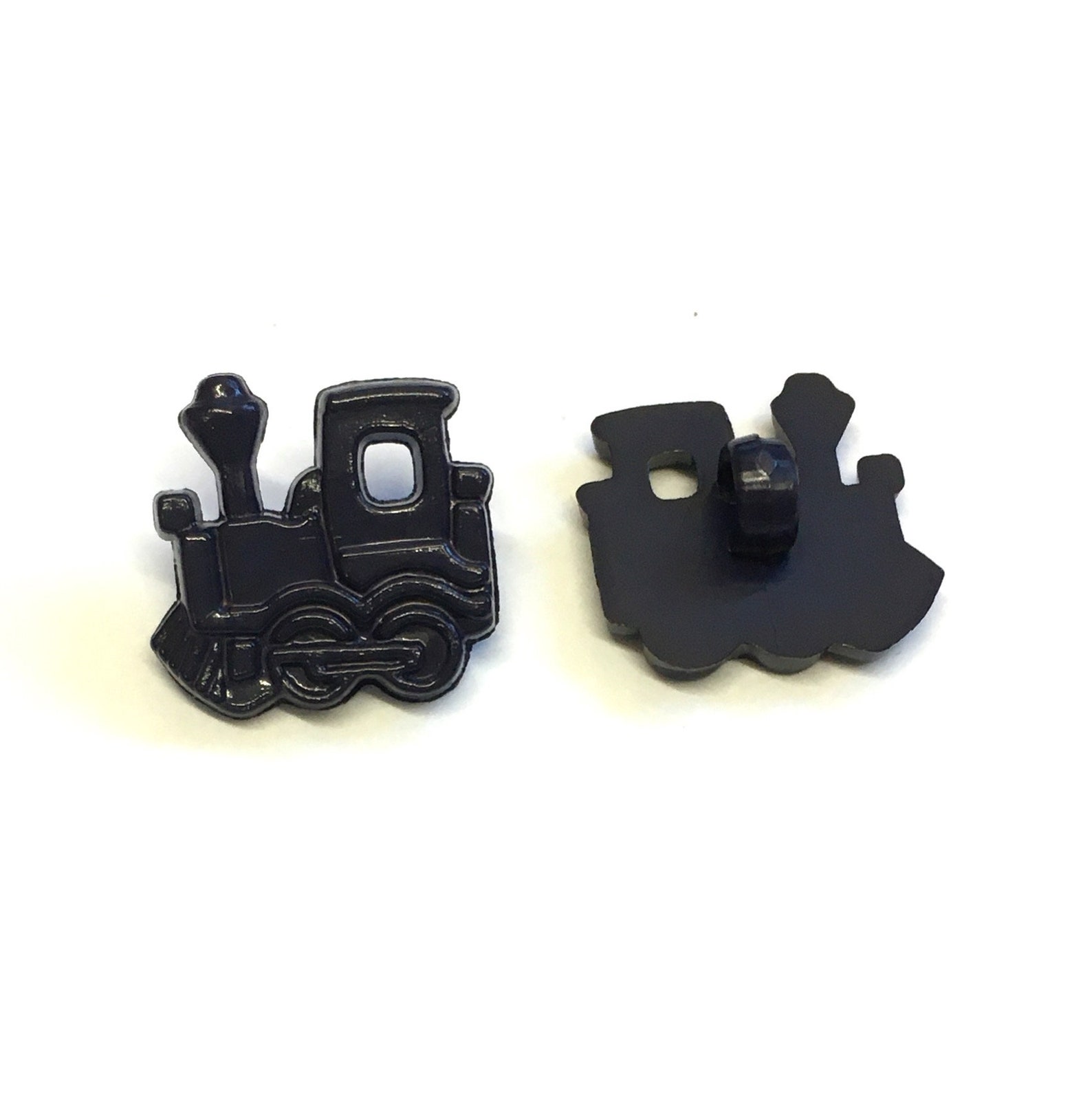10 Navy Blue Train Buttons Steam Train Buttons Baby - Etsy UK