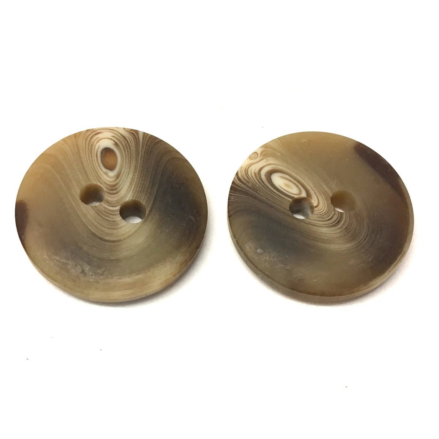 10 beige and brown aran buttons aran knit buttons | Etsy