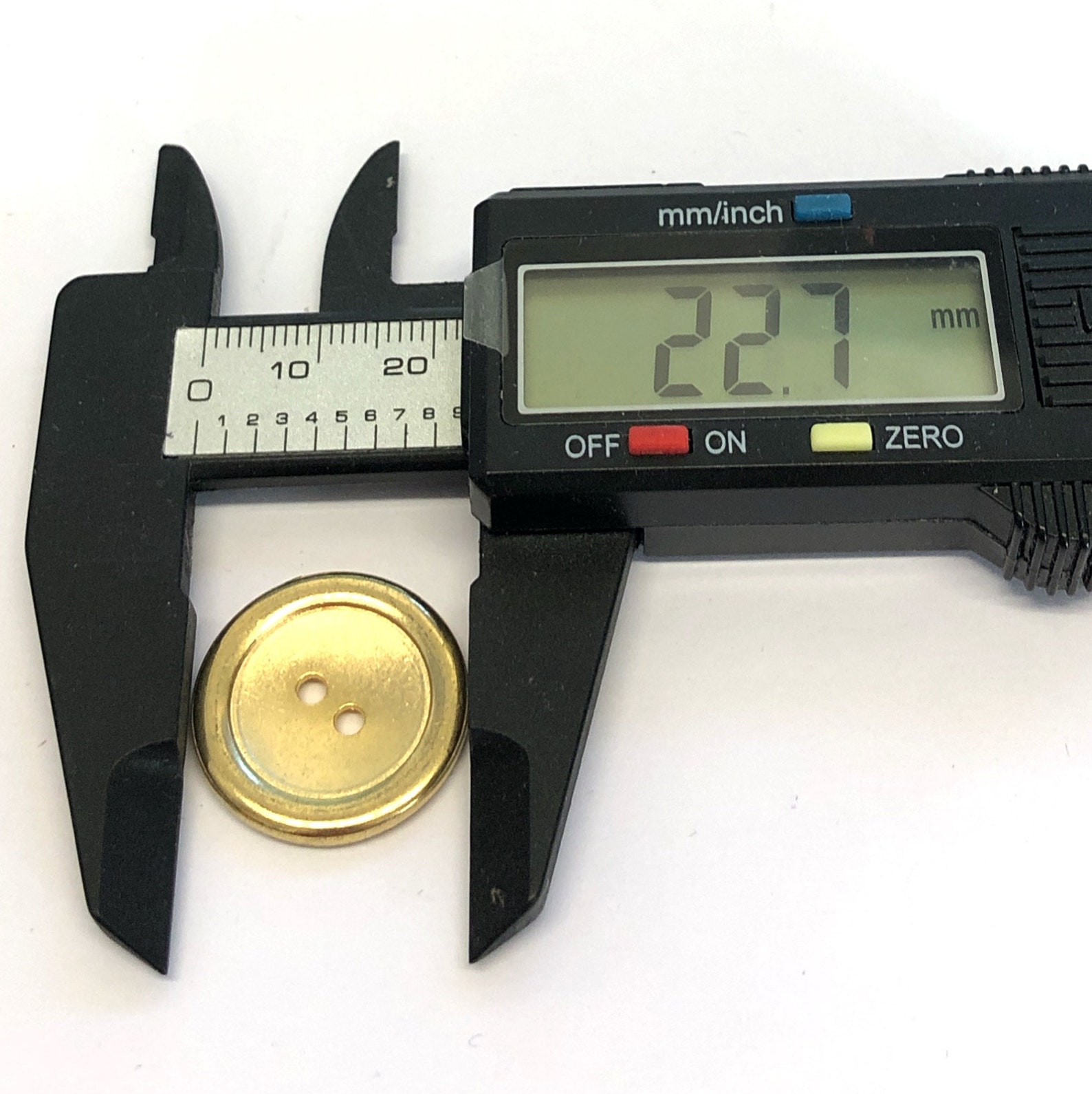 6 Round Gold Metal Buttons Gold Buttons Italian Gold Metal - Etsy