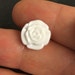 White Rose Shank Buttons: Plastic Floral Sewing, 13mm (10 Pc) - Etsy