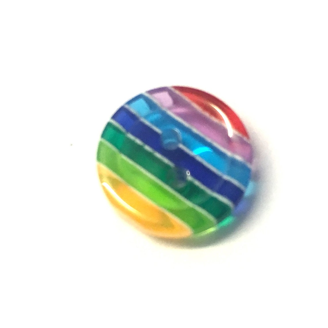 10 x Bright striped buttons stripy buttons multicolour | Etsy