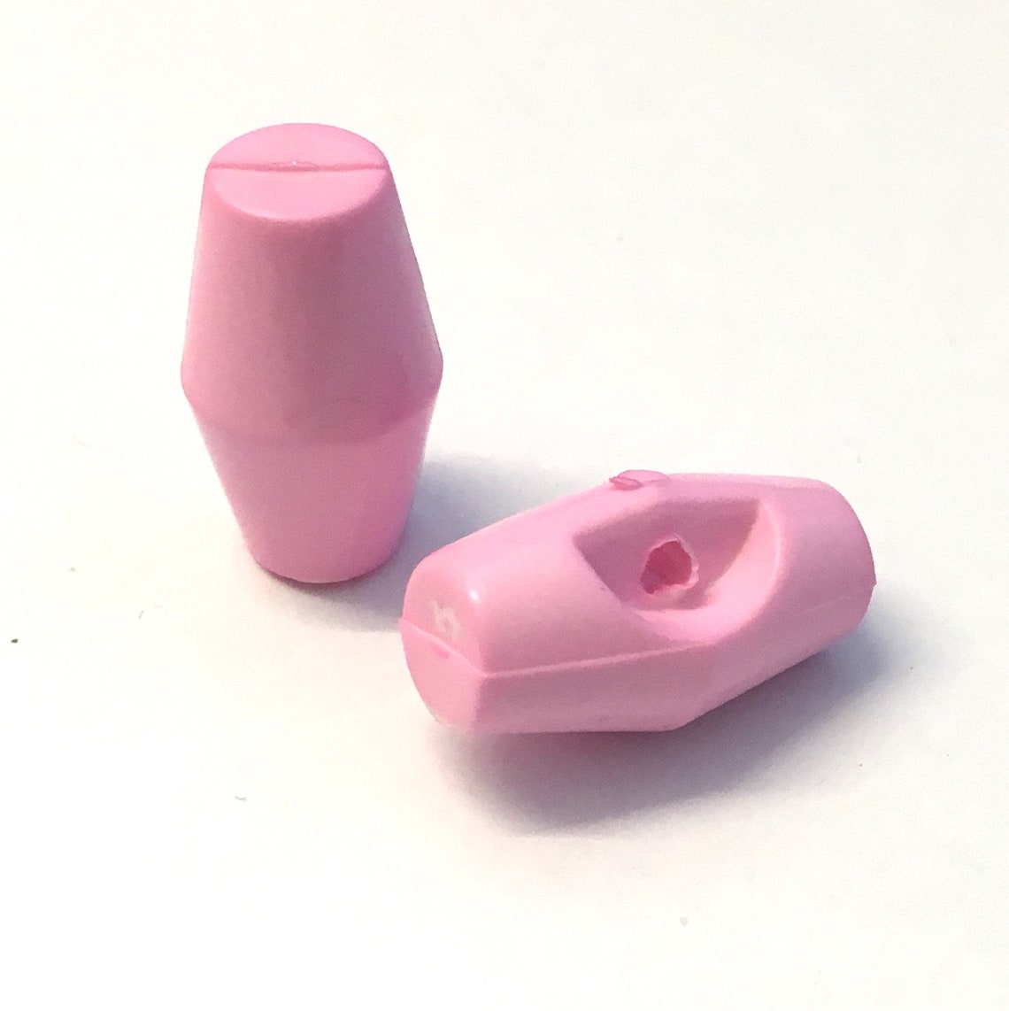 10 Pink Toggles Plastic Based Toggles With One Hole | Etsy