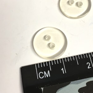 20 Light Yellow Transparent Buttons, Yellow Clear Buttons, Yellow See ...