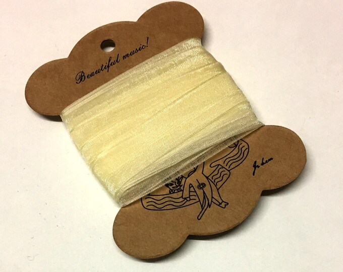 5M, Lemon Organza Ribbon, Lemon Ribbon, Lemon Ribbon, 15mm Ribbon ...