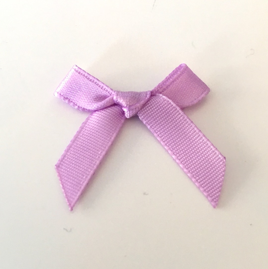 20, Satin Ribbon Bows, Lilac Ribbon Bows, Lavendar Ribbon Bows, Lilac ...