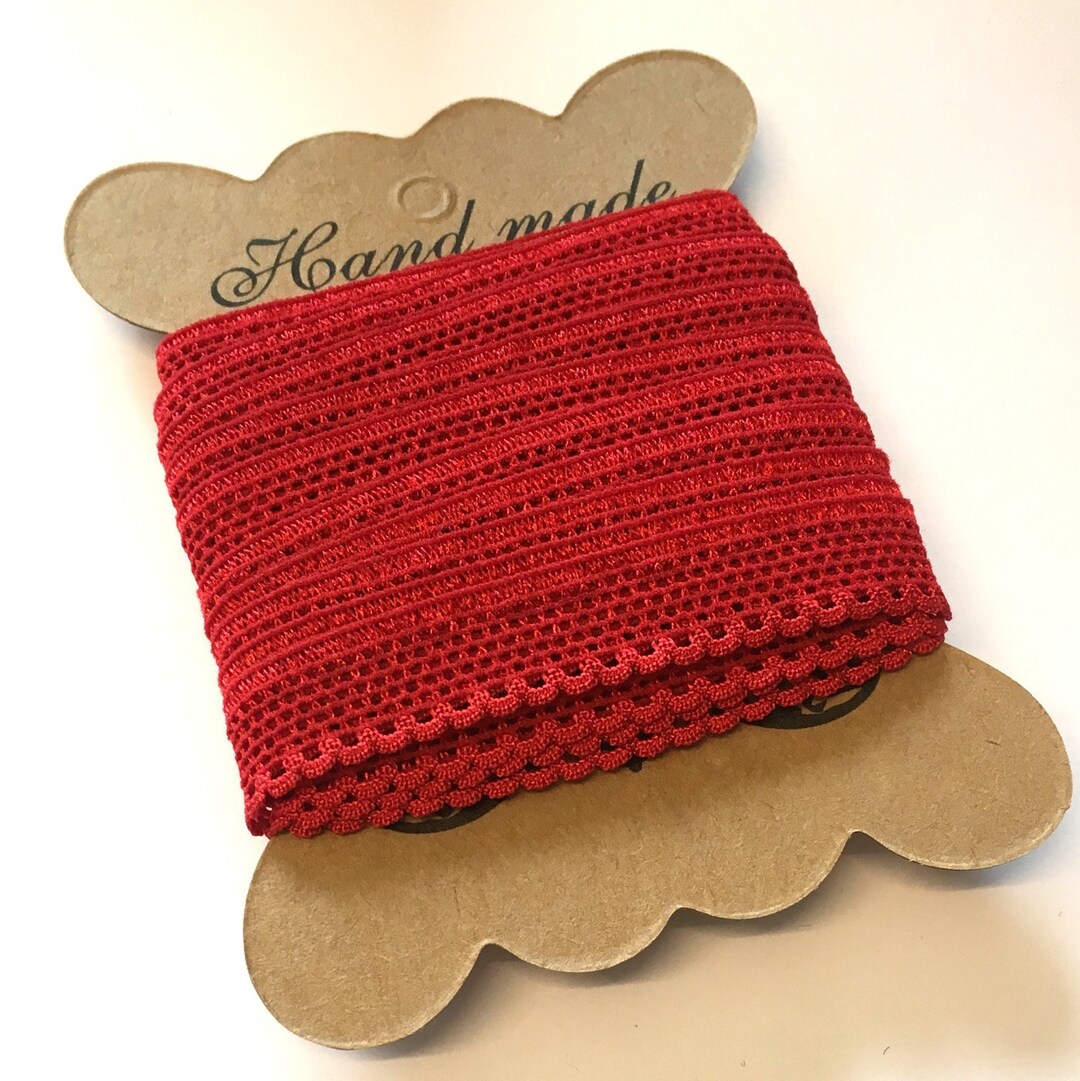 5M Knicker Elastic Red Knicker Elastic Frilly Knicker - Etsy