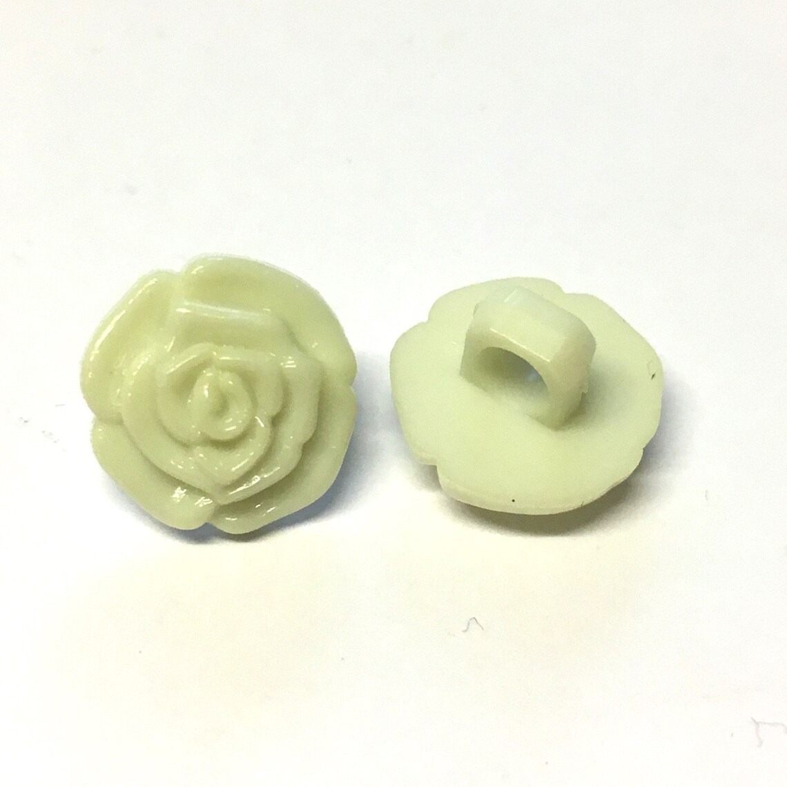 10 Cream Rose Buttons Cream Flower Buttons Cream Buttons - Etsy