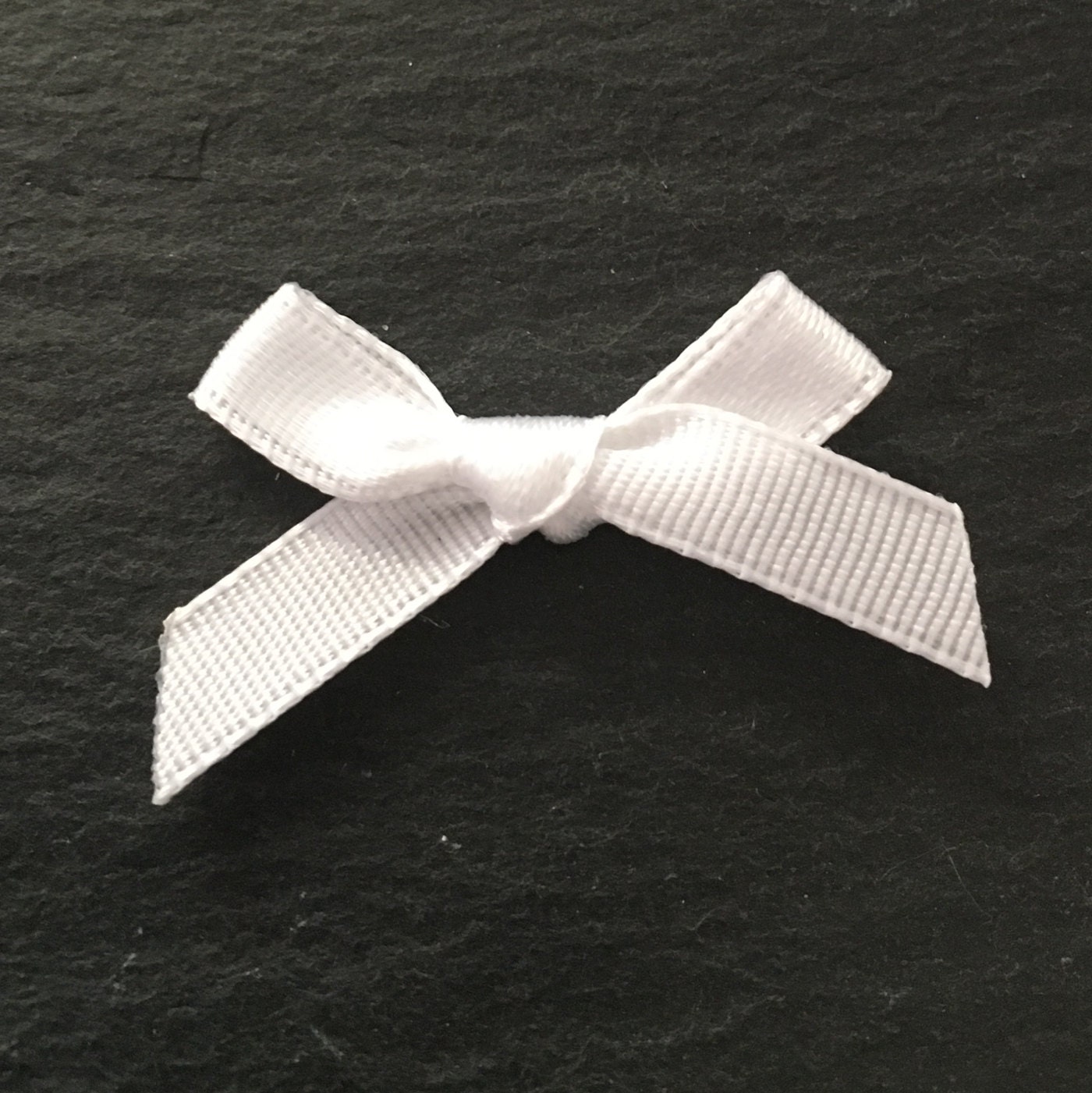 20 satin ribbon bows white ribbon bows white satin bows | Etsy