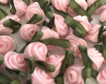 Small Ribbon Flowers - Etsy