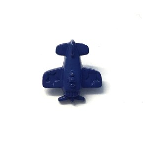10, Royal Blue Airplane Buttons, Plane Buttons, Baby Buttons, Aeroplane ...