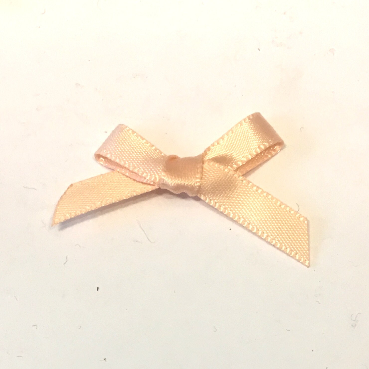 20 satin ribbon bows peach ribbon bows peach satin bows | Etsy