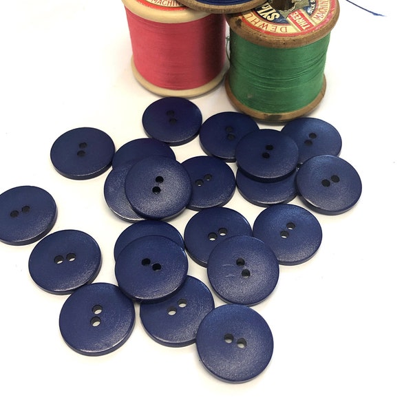 Dark Blue Buttons - Etsy UK