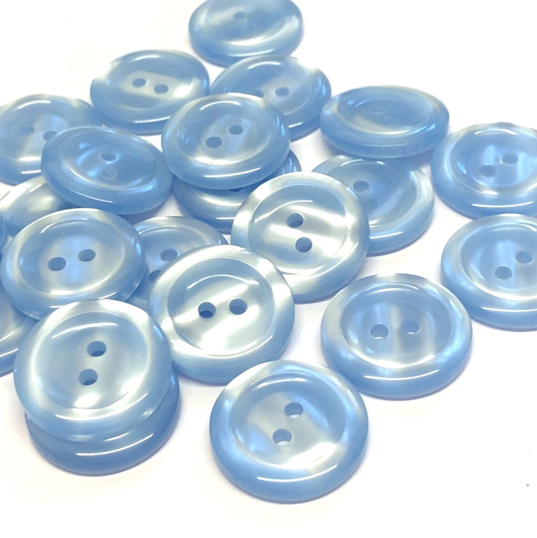 6pcs Easy Match Two-hole Buttons, Choice of Colour (20mm) - Etsy UK