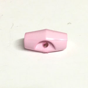 10 Pink Toggles, Plastic Based Toggles With One Hole, Childrens Toggles ...