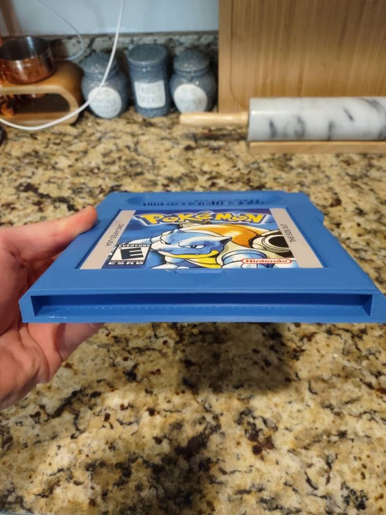 Giant Pokemon Blue Gameboy Cartridge 3D Print - Etsy