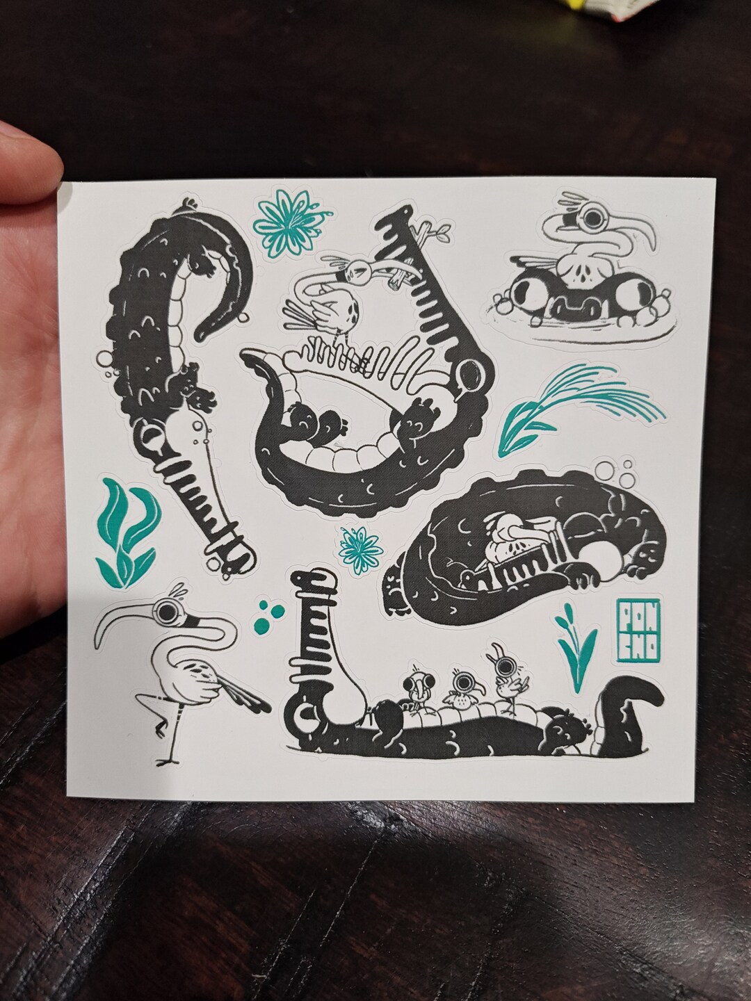 Croc N' Ibis Sticker Sheet - Etsy