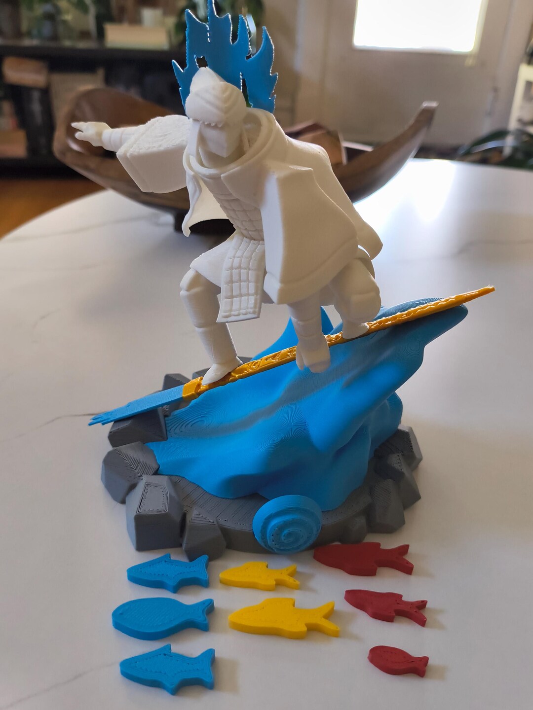 Sword of the Sea Wraith - 3D Printed Paintable Figure - Etsy