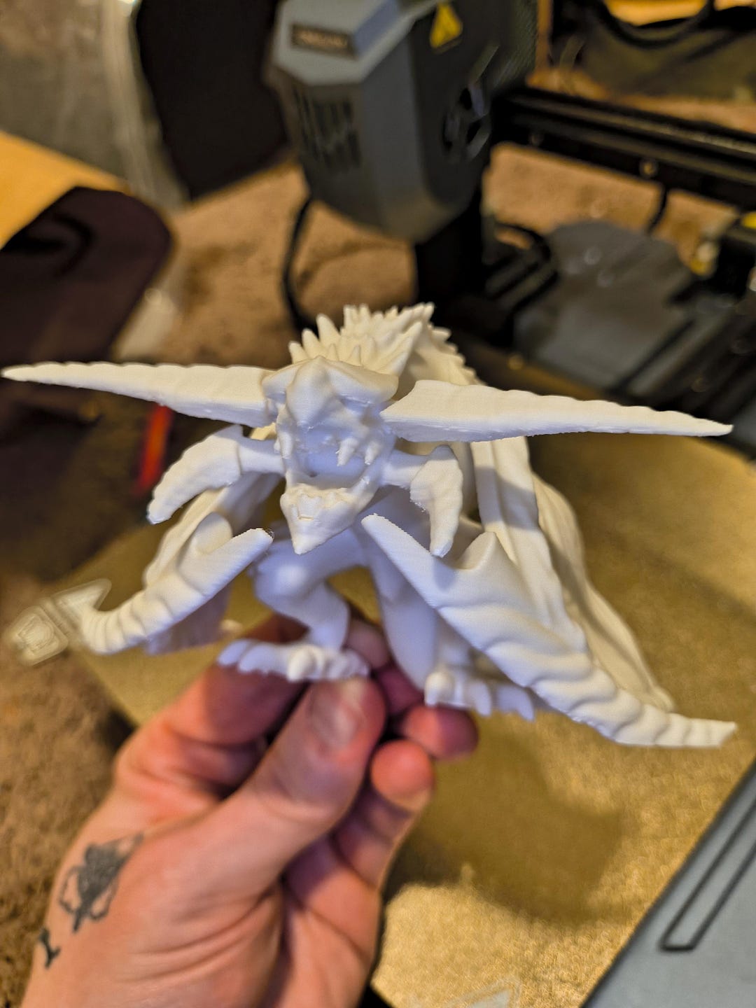 Monster Hunter Wilds - Rey Dau Paintable 3D Printed Figure - Etsy