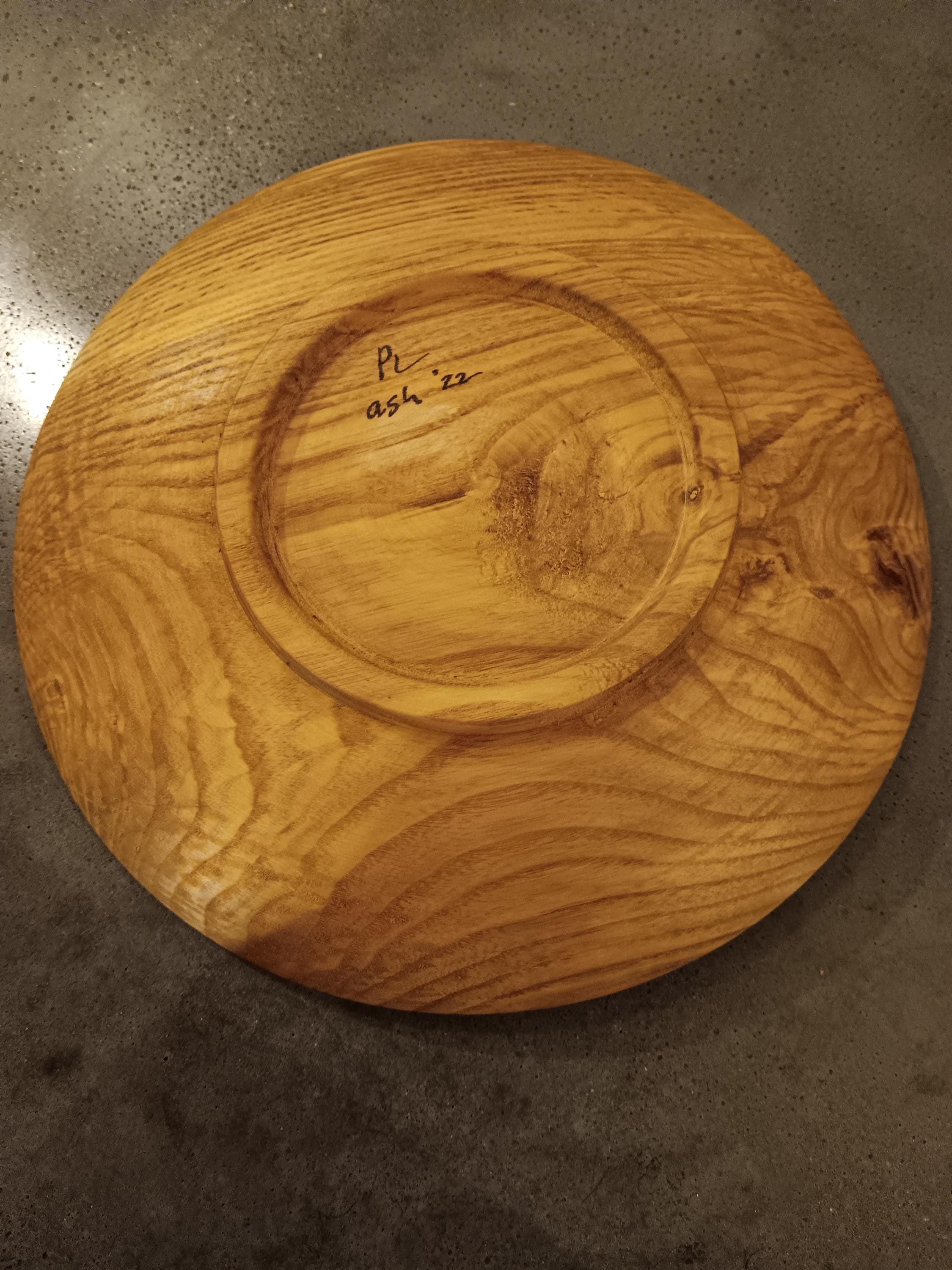 Handturned NH Ash Wooden Bowl Platter - Etsy