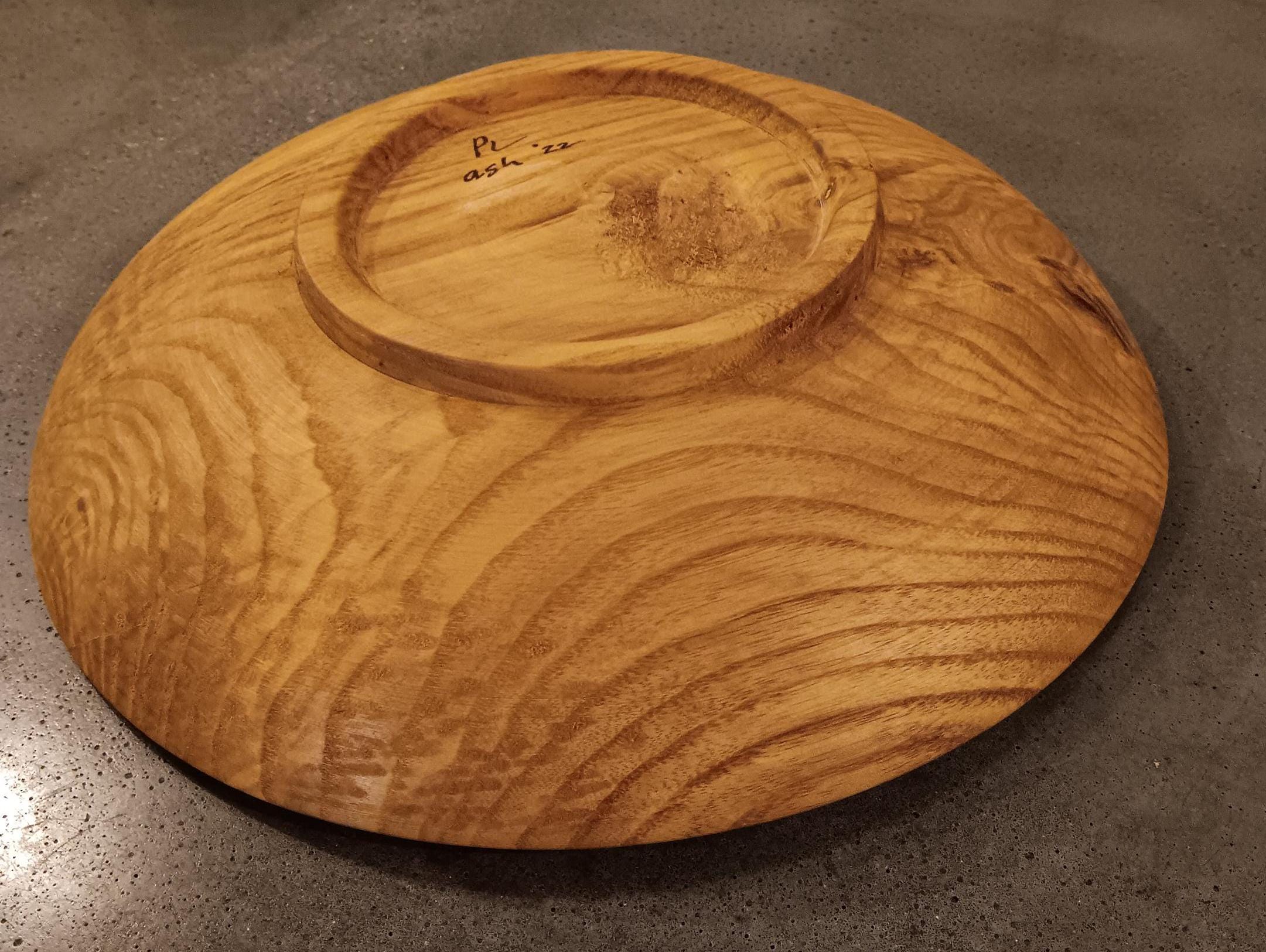 Handturned NH Ash Wooden Bowl Platter - Etsy