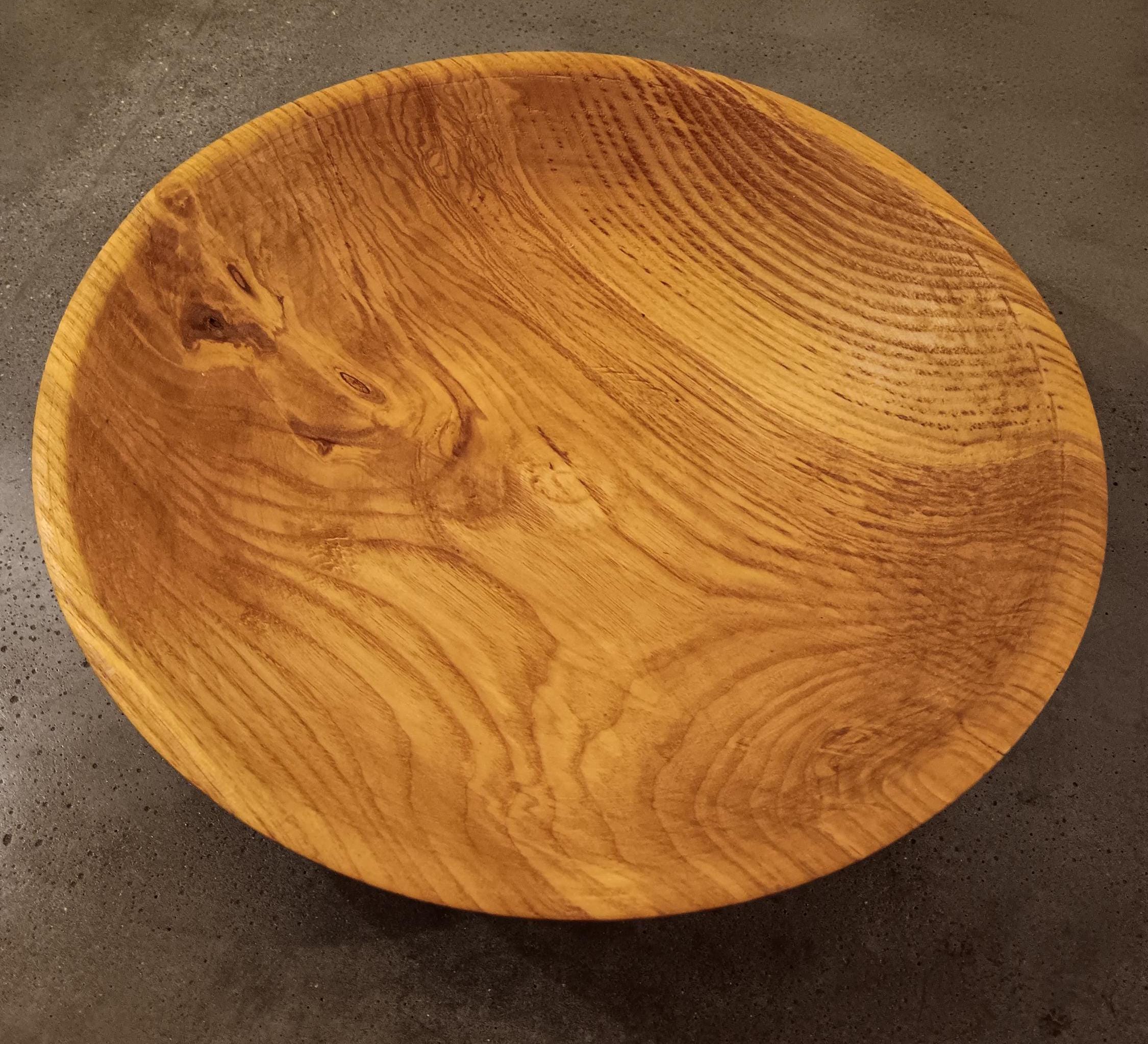 Handturned NH Ash Wooden Bowl Platter - Etsy