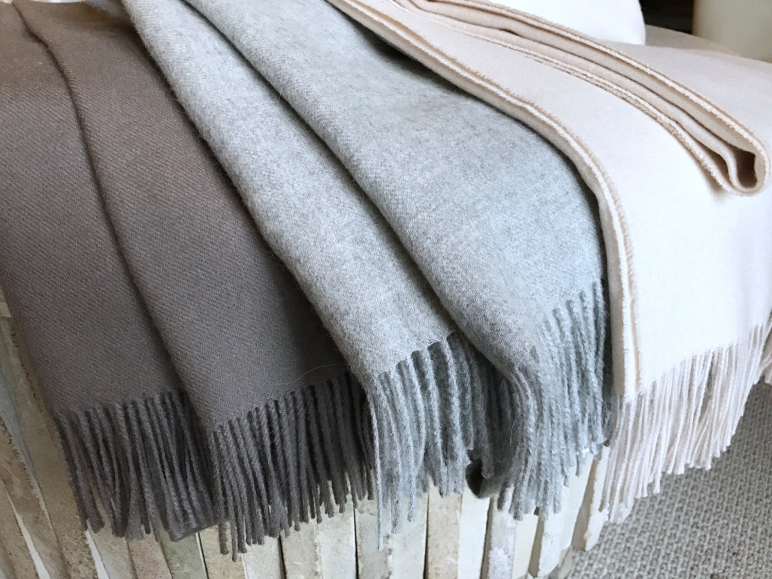 Baby Alpaca Throw, 100% Baby Alpaca Knit Throw, Baby Alpaca Blanket ...